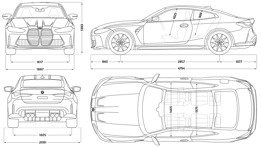 BMW M4 | 4 Series Coupé M Specs & Technical Data | BMW Egypt