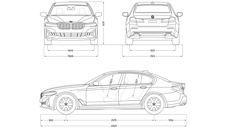 BMW 5 Series Sedan Engines Technical Data BMW Egypt